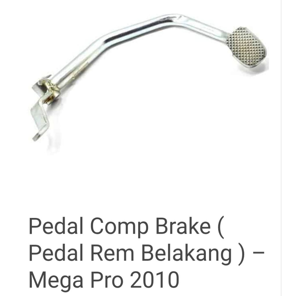 Jual Pedal RR Brake Pedal Rem Belakang Tromol MegaPro Monoshock 20100 ...