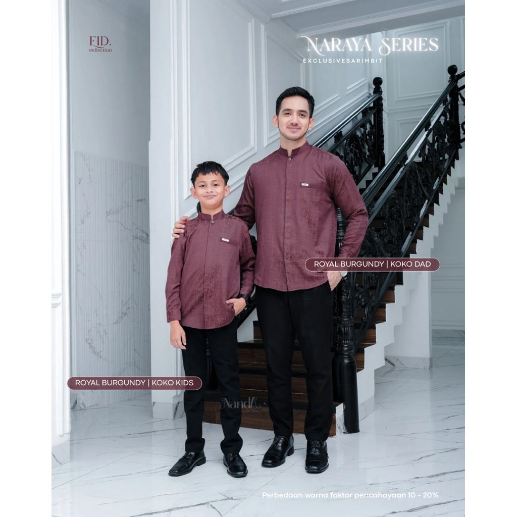 Jual Nanda Collection - Naraya Series Koko Ayah Anak Couple Sarimbit ...