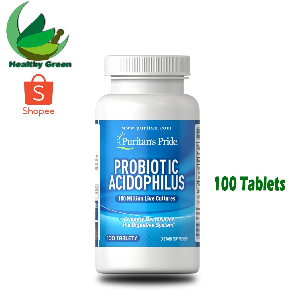 Jual Puritan Pride Probiotic Acidophilus 100 Tablet Puritans Pride ...