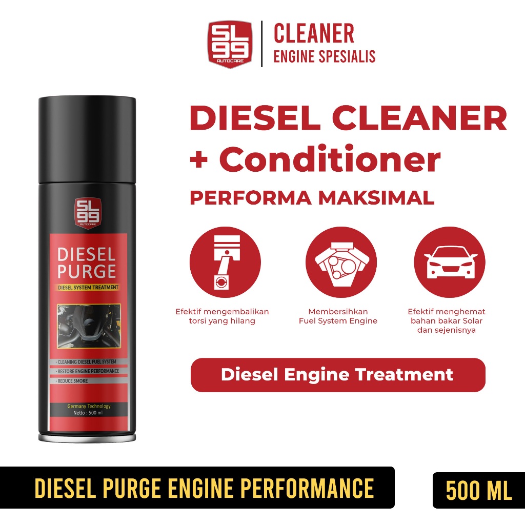 Jual SL99 Diesel Purge 500ml Purging Mobil Diesel Fuel System Cleaner ...