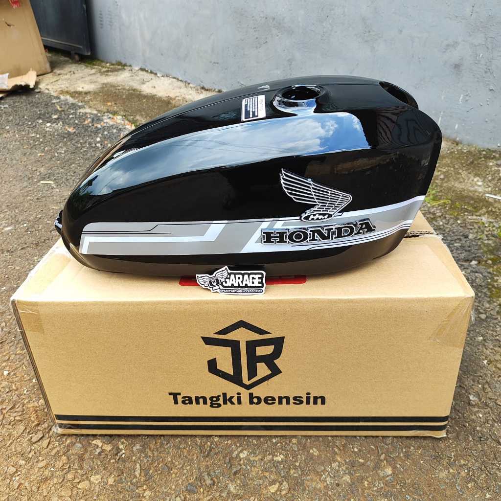 Jual Tangki cb 100 Hitam 013 LIS ABU Tengki cb100 CB 125 Cb125 Pres ...