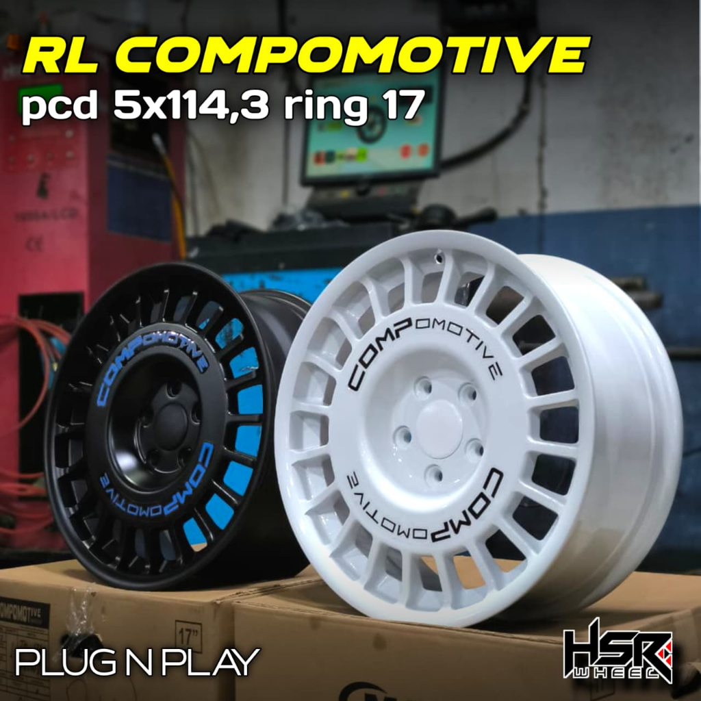 Jual Velg Rally COMPOMOTIVE R17 Pelek Rush Terios Captiva Xpander RING ...