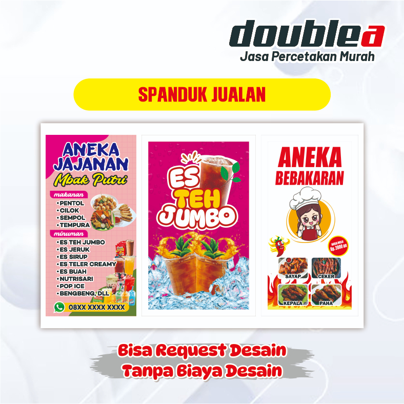 Jual SPANDUK / MMT / BANNER JUALAN | Shopee Indonesia