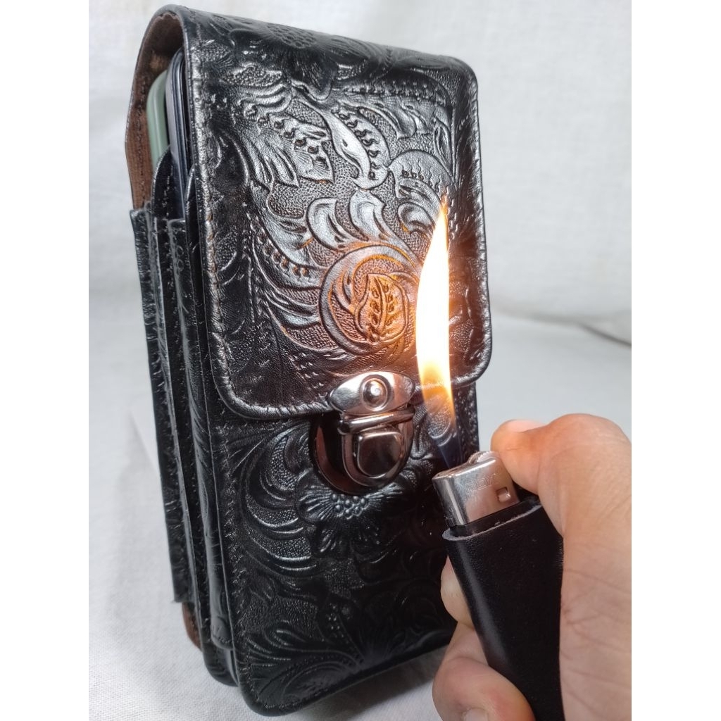 Jual [Vrc] Dompet Hp Pria Multifungsi Doubel Kulit Sapi Asli | Shopee ...
