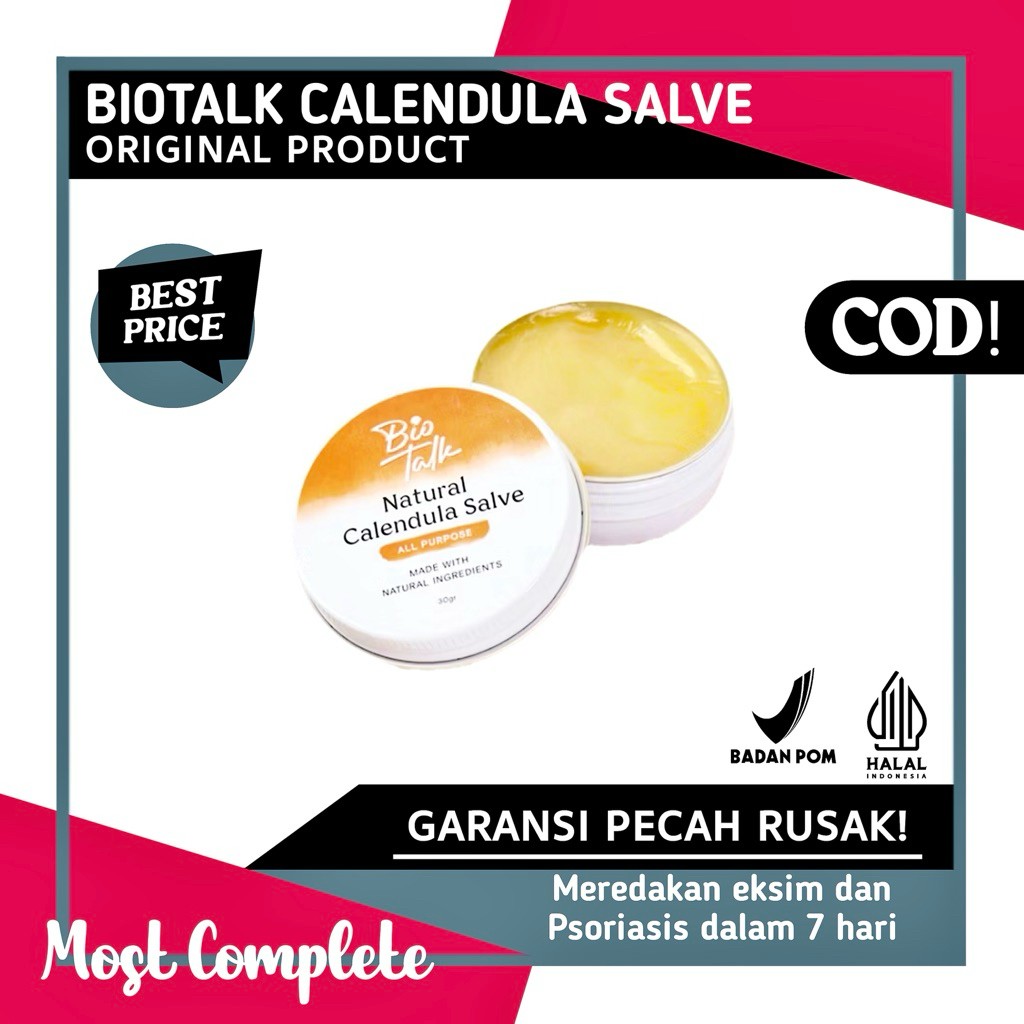 Jual SALEP KULIT GATAL Biotalk Natural Calendula Salve| No Steroid ...