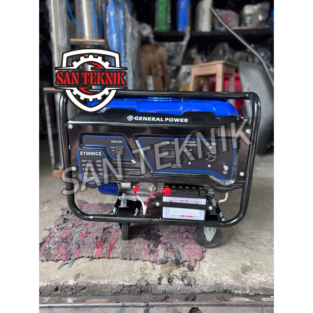 Jual Genset General ET 5000 CE - 3200 Watt | Shopee Indonesia