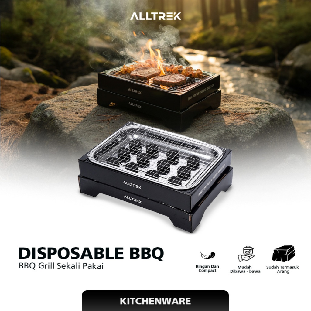 Jual ALLTREK Alat Panggang Lipat Portable BBQ Portable BBQ Grill ...