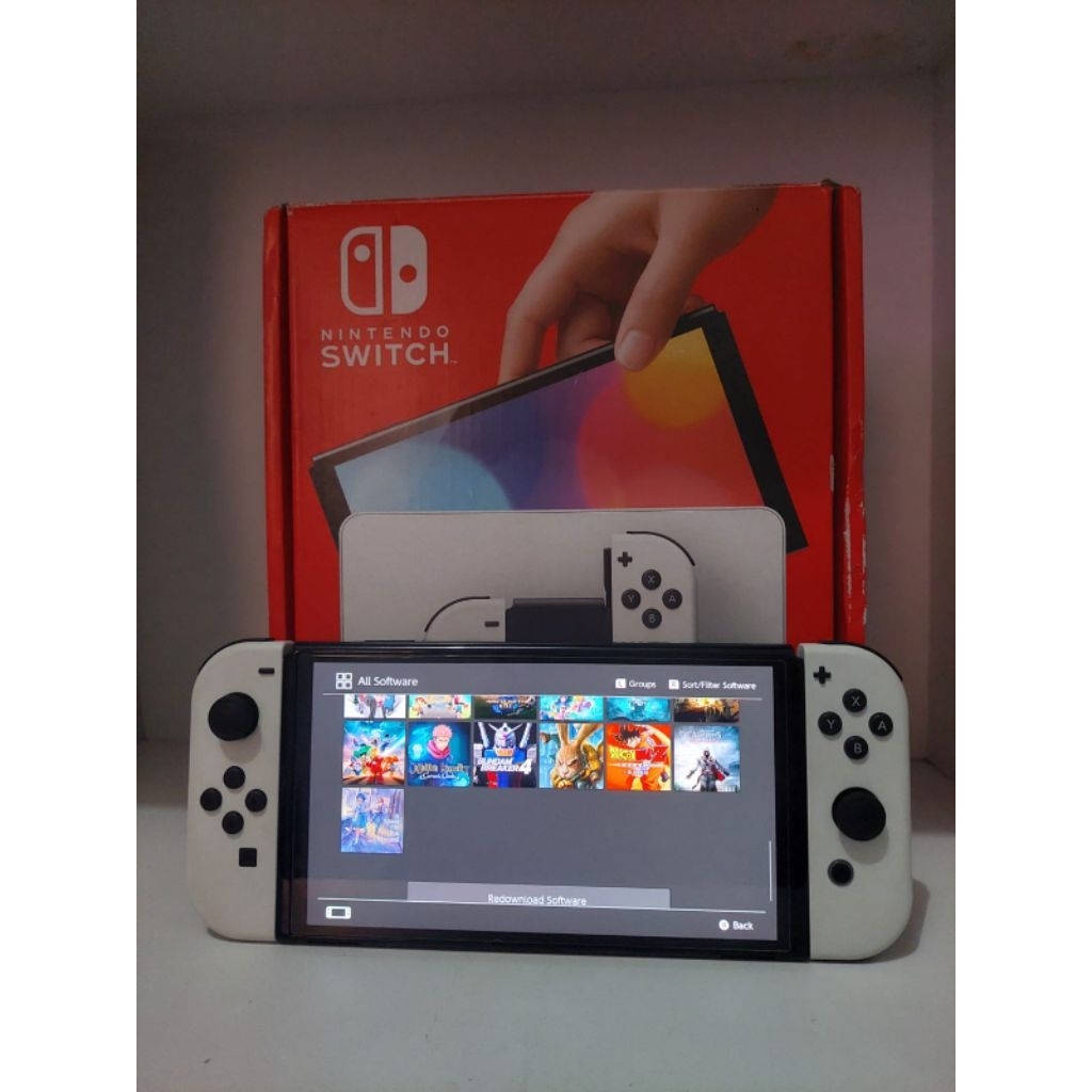 Jual Nintendo switch oled cfw dual boot 512gb, normal no minus , sudah ...