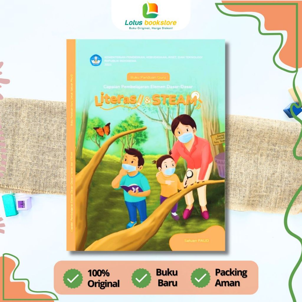 Jual Literasi & Steam PAUD - Kemdikbud - Buku Panduan Guru - Original ...