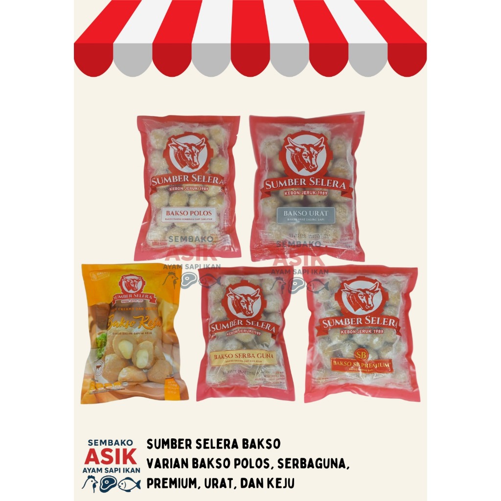 Jual SUMBER SELERA Bakso aneka Varian Bakso Premium, Bakso Serbaguna ...