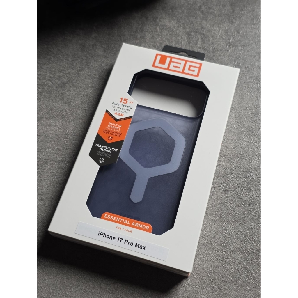 Jual Case iPhone 17 Pro Max UAG ESSENTIAL ARMOR Blue Biru 100% Original ...