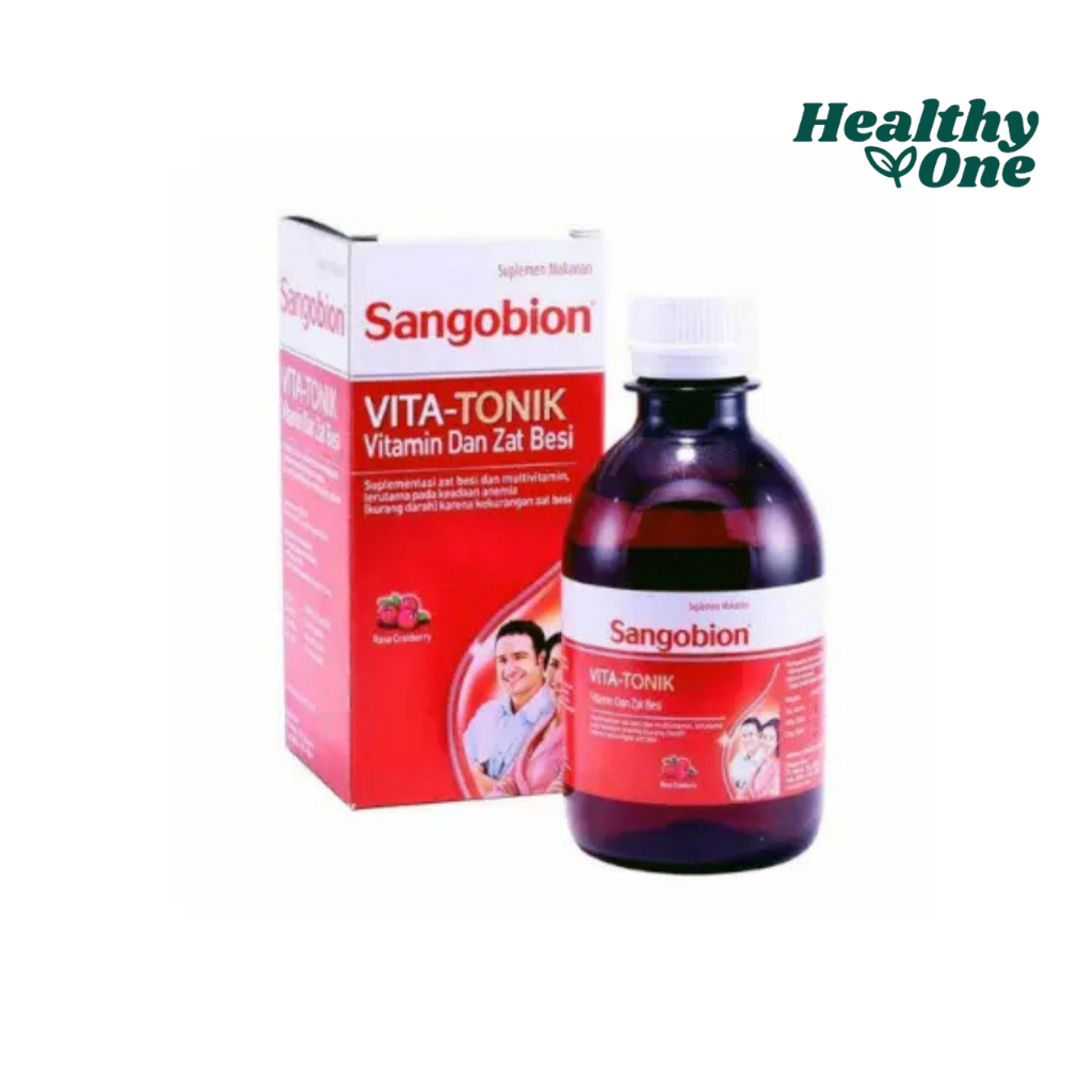 Jual SANGOBION VITA TONIK 1 BOTOL ISI 250ML | Shopee Indonesia