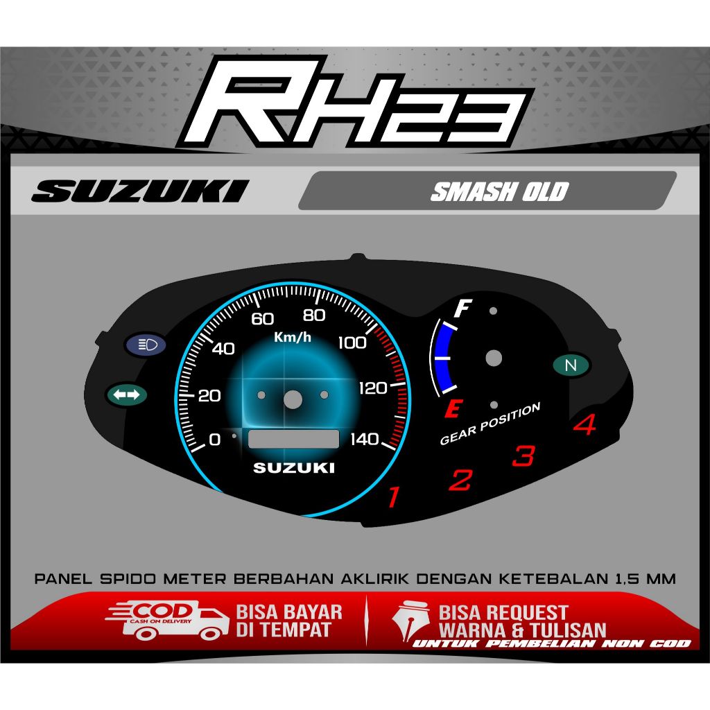 Jual PAPAN SPEEDOMETER COSTUM SUZUKI SMASH OLD | Shopee Indonesia