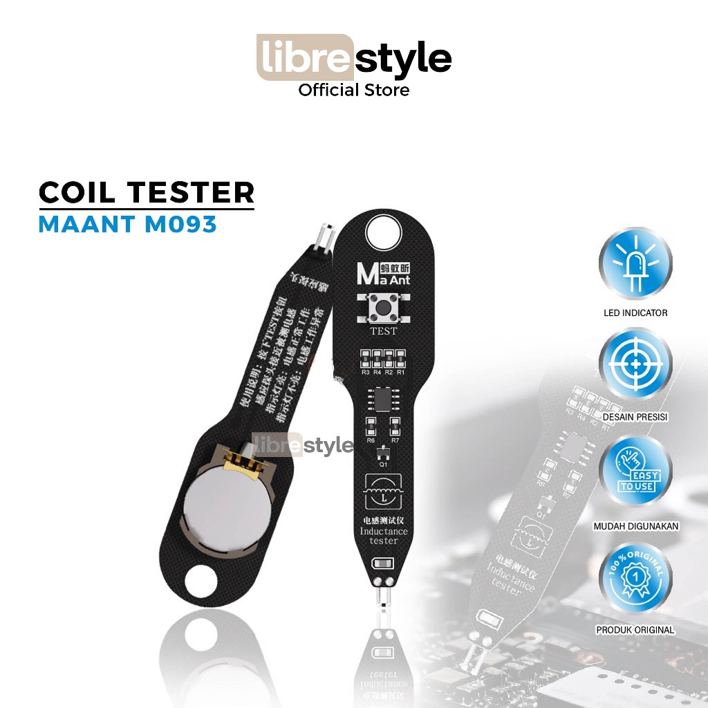 Jual MAANT M093 INDICATOR TESTER ORIGINAL - ALAT DETEKSI INDUKTOR PCB ...