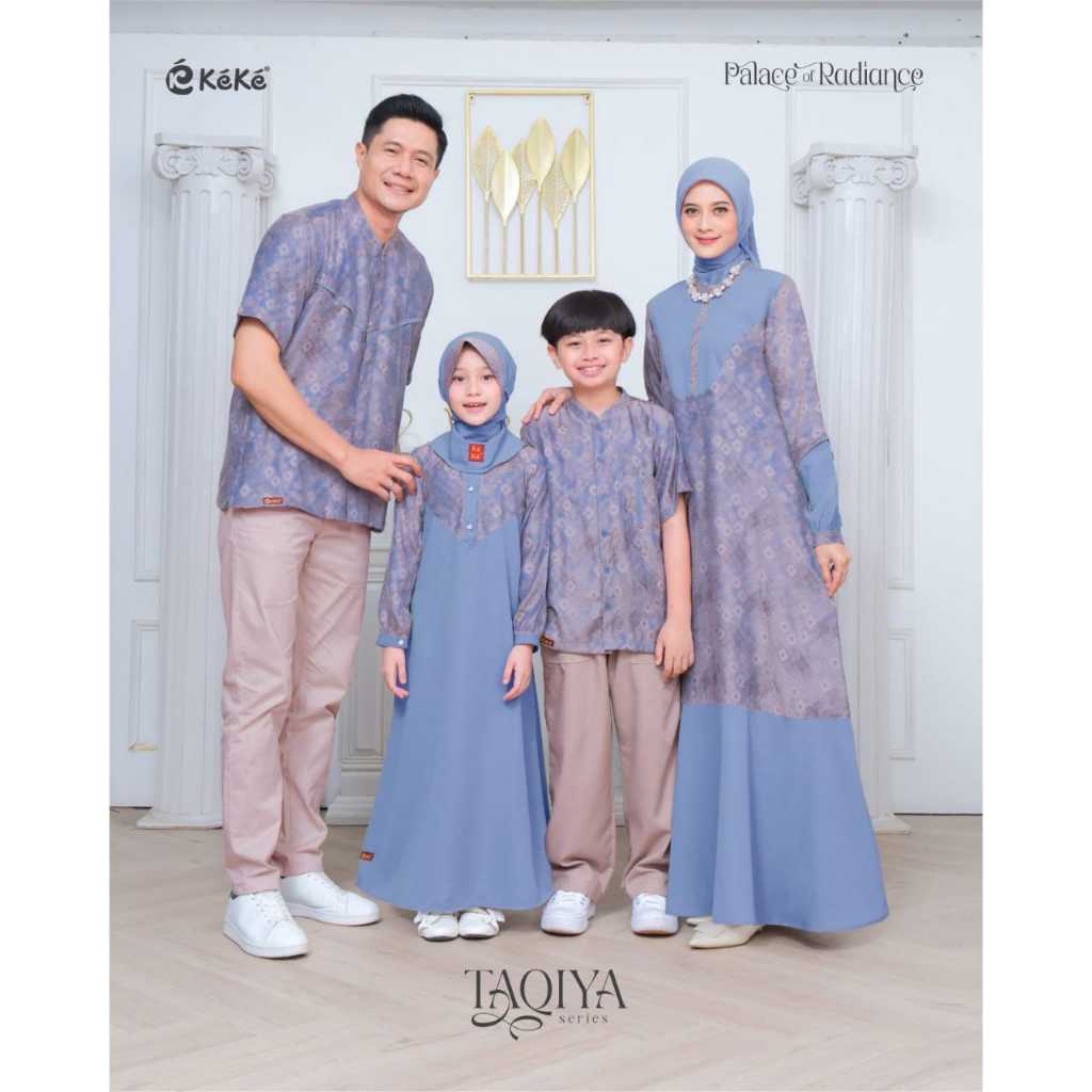 Jual Sarimbit Family TAQIYA POWDER BLUE Keke 2026 | Shopee Indonesia