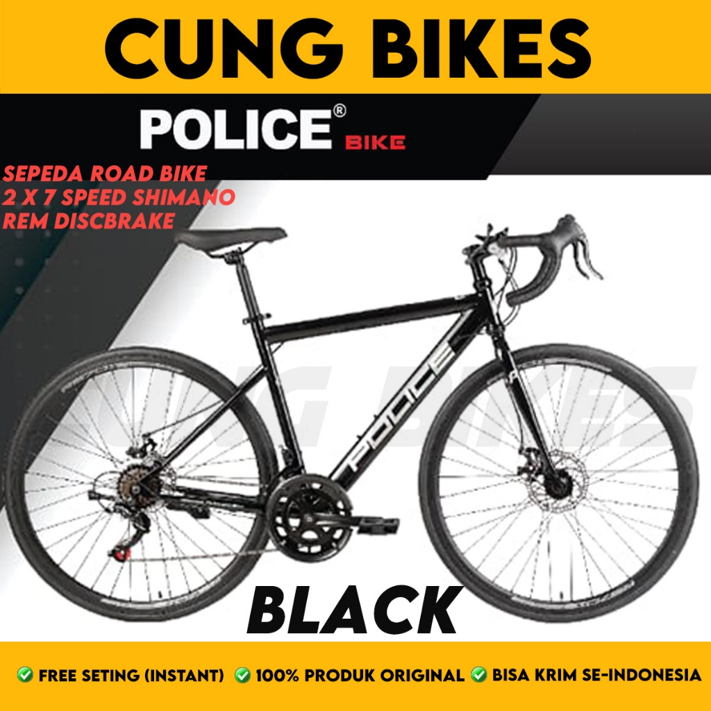 Jual Sepeda balap Roadbike 700C ELEMENT POLICE TORONTO 14 Speed shimano ...