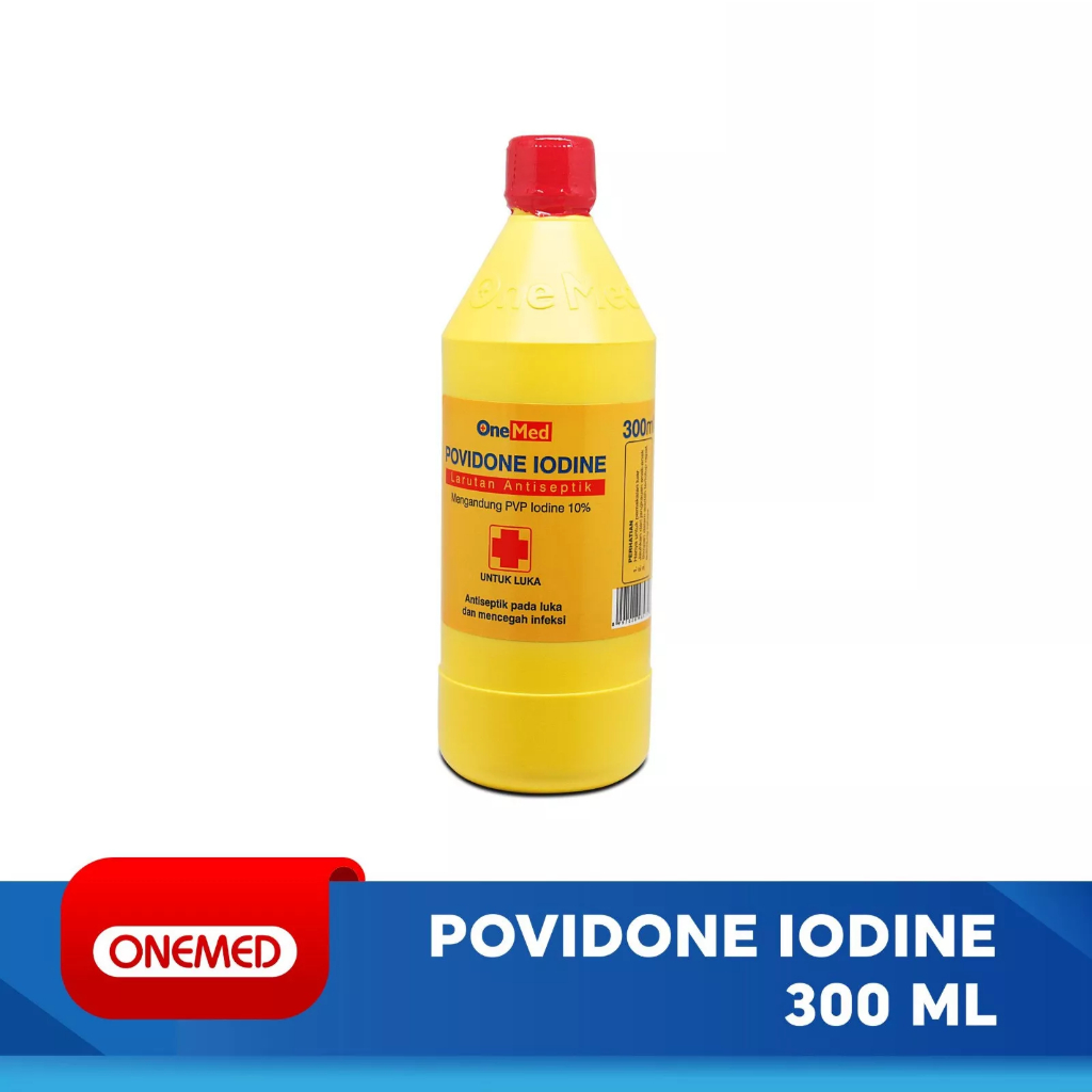 Jual Povidone Iodine Onemed Botol 300 ml - Obat Merah Larutan ...