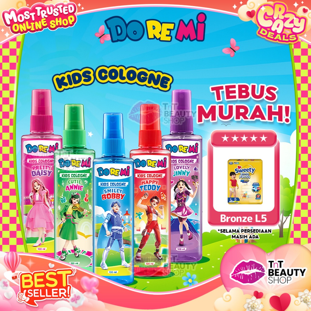 Jual Doremi Kids Cologne 100ml - Parfum Anak | TnT Beauty Shop | Shopee ...