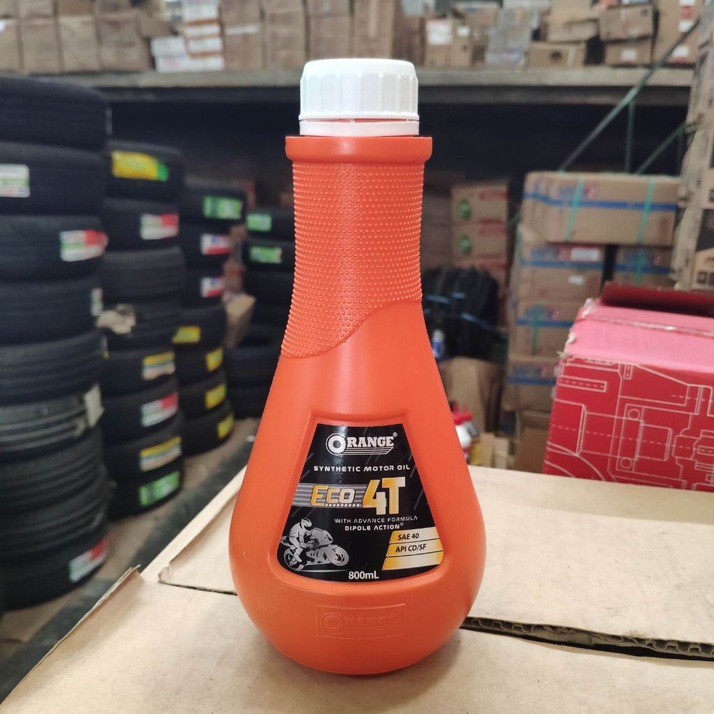 Jual Oli Orange 4T Eco Sae 40 800ml Asli | Shopee Indonesia