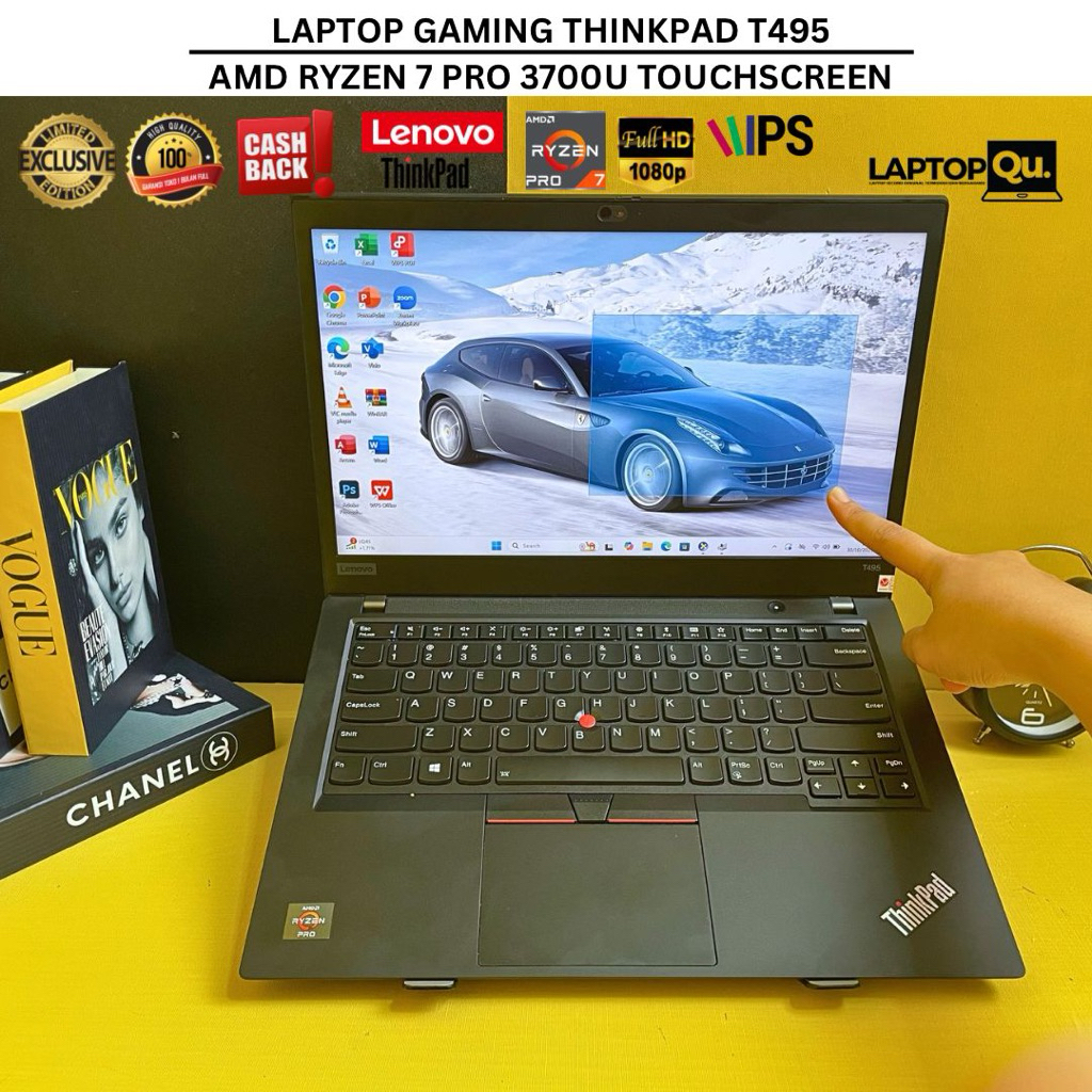 Jual LENOVO THINKPAD T495 RYZEN 7 PRO TOUCHSCREEN / RAM 16GB / SSD ...