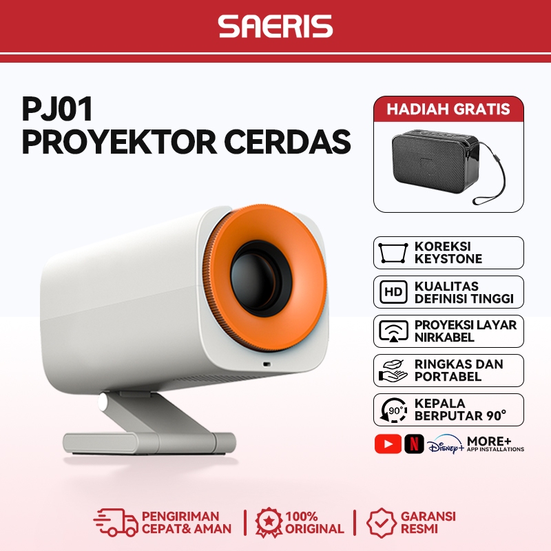 Jual SAERIS Proyektor Mini Proyektor Android 4k Full hd HDMI Infocus ...