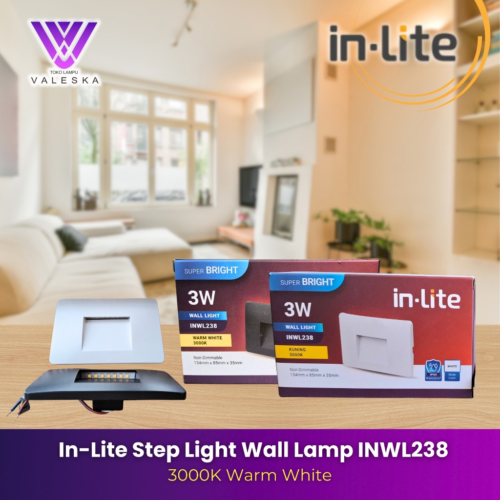 Jual InLite In Lite In-Lite INWL238 Step Light Wall Lamp Lampu Dinding ...