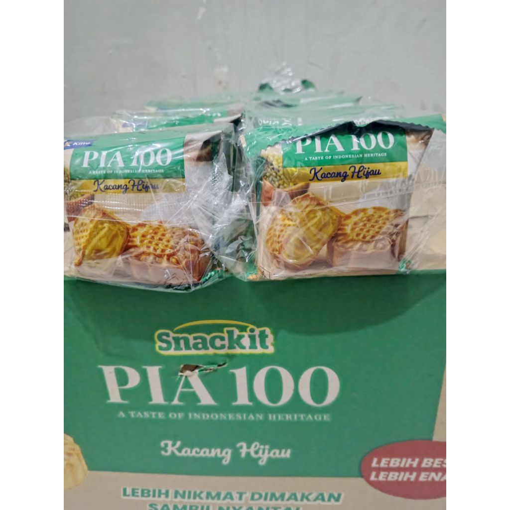 Jual Snackit Kue Pia 100 Rasa Kacang Hijau 1 Renceng Isi 10 Pcs ...