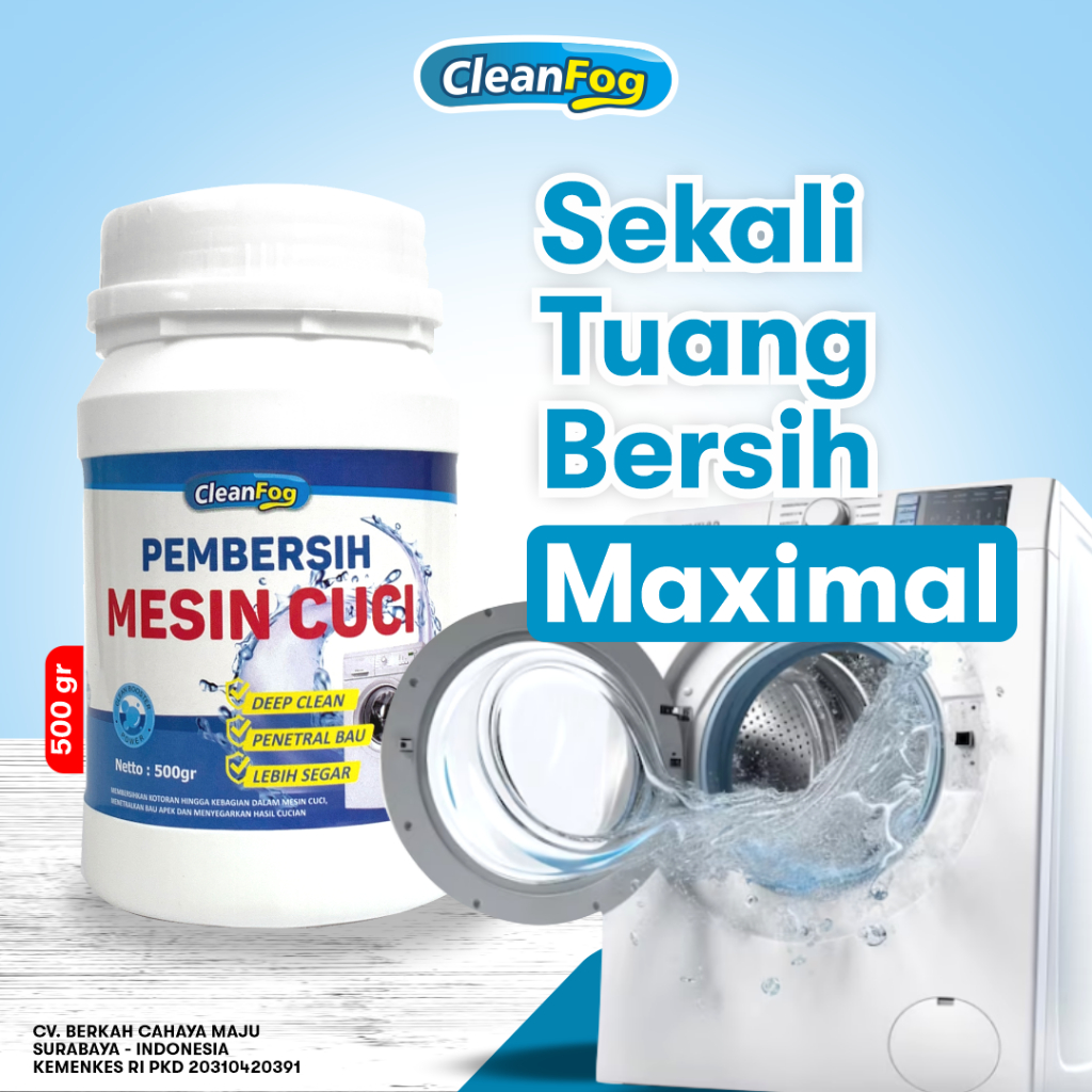Jual Cleanfog Pembersih Mesin Cuci Detergen Pembersih Mesin Cuci ...