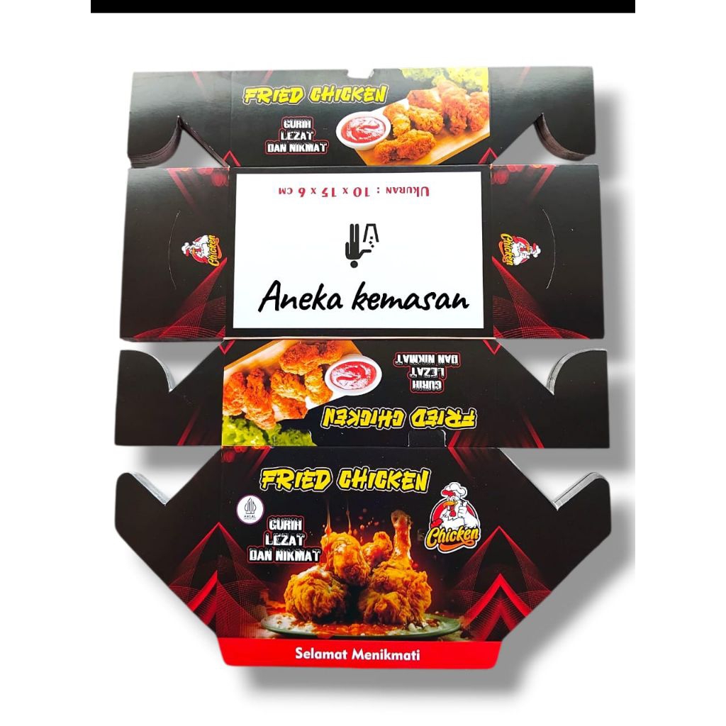 Jual DUS FRIED CHICKEN / BOX FRIED CHICKEN AYAM GEPREK / dus kfc ...