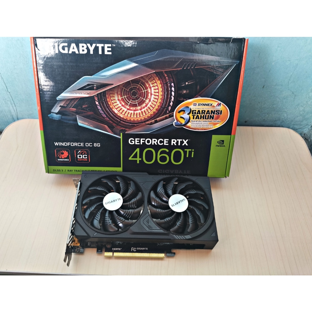 Jual Gigabyte RTX 4060ti 8gb - OC Edition (Garansi Resmi) | Shopee ...