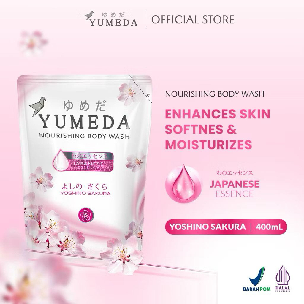 Jual Yumeda Body Wash 400ml Sabun Cair Murah Antibakteri (ecer ...