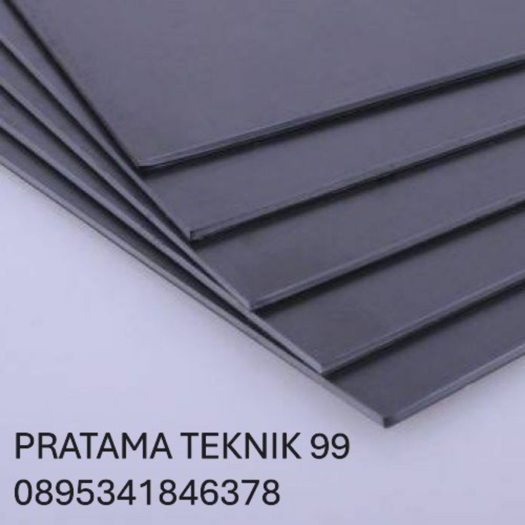 Jual PVC Sheet Abu ( PVC Grey Lembaran ) 3mm | 35 x 80 cm | Shopee ...
