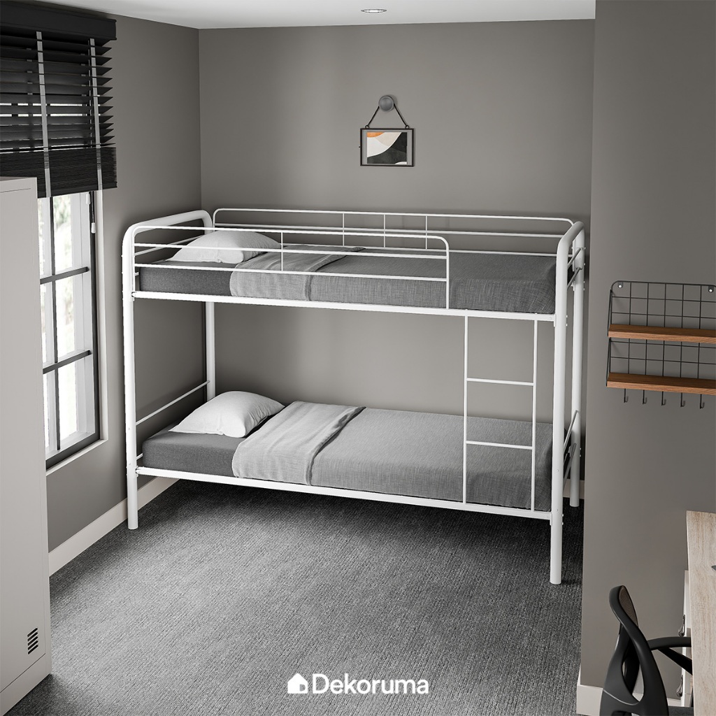 Jual Dekoruma WESTER Ranjang Anak 2 Tingkat / Tempat Tidur Susun Metal ...