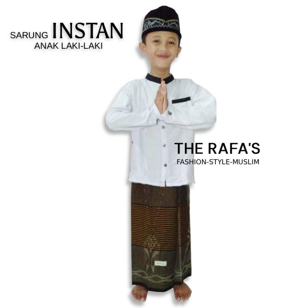 Jual THE RAFA'S sarung instan anak laki-laki (bukan celana) bahan dari ...