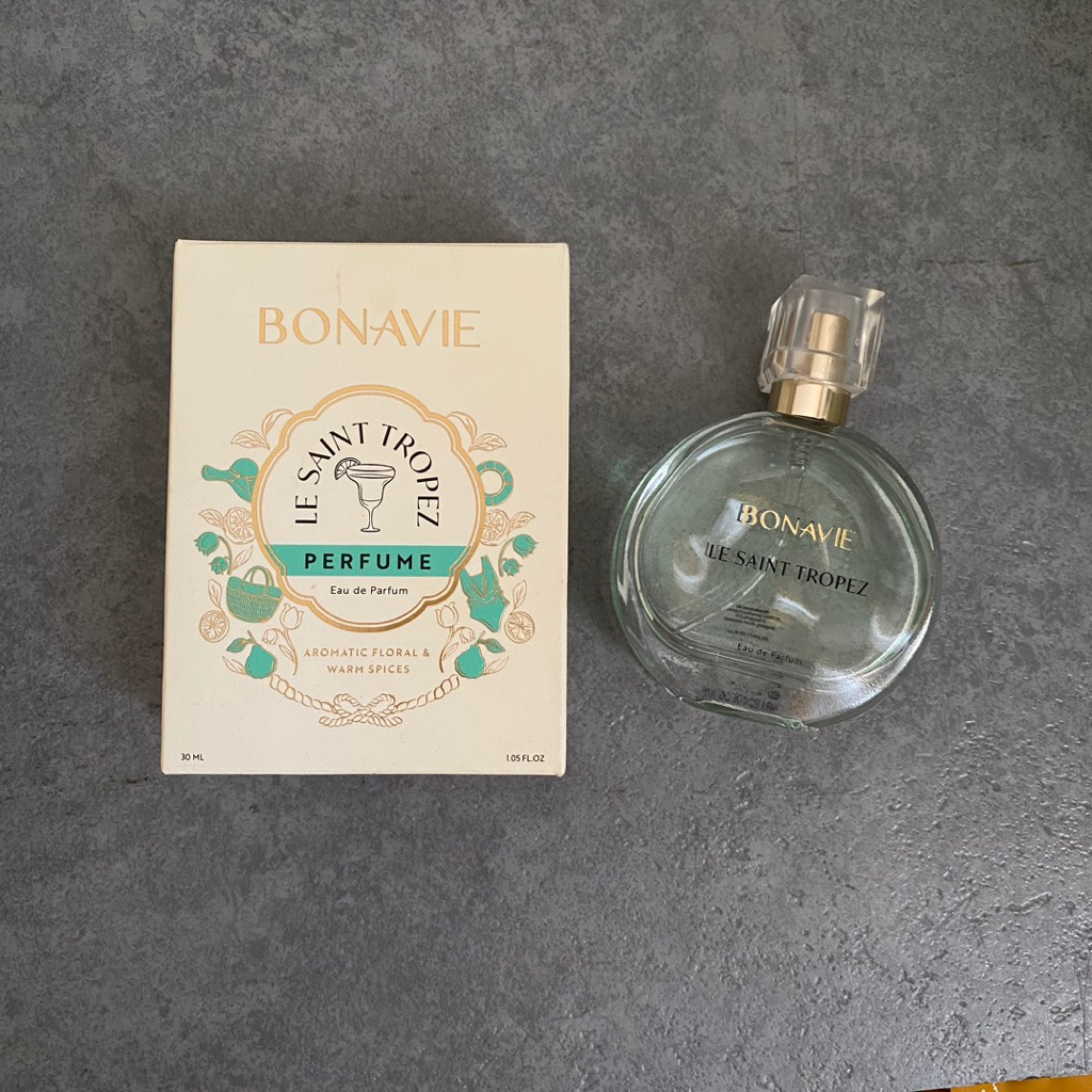 Jual Bonavie le saint tropez perfume parfum preloved | Shopee Indonesia
