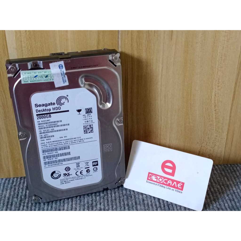 Jual HDD Desktop 3.5 Seagate 2TB aka 2000GB SATA 7200 rpm | Shopee ...