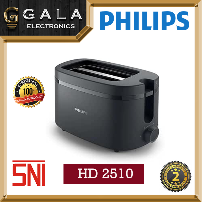 Jual Toaster Philips HD 2510 Black Series | Shopee Indonesia