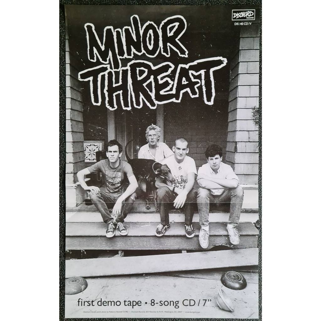 Jual [poster band] MINOR THREAT - FIRST DEMO TAPE POSTER | Poster Band ...