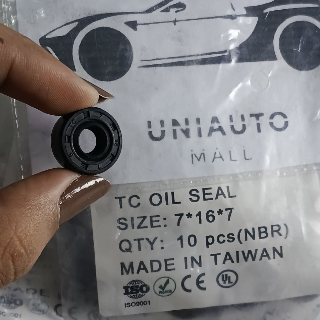 Jual OIL SEAL TC 7 16 7 ORIGINAL 100% NBR 7x16x7 | Shopee Indonesia