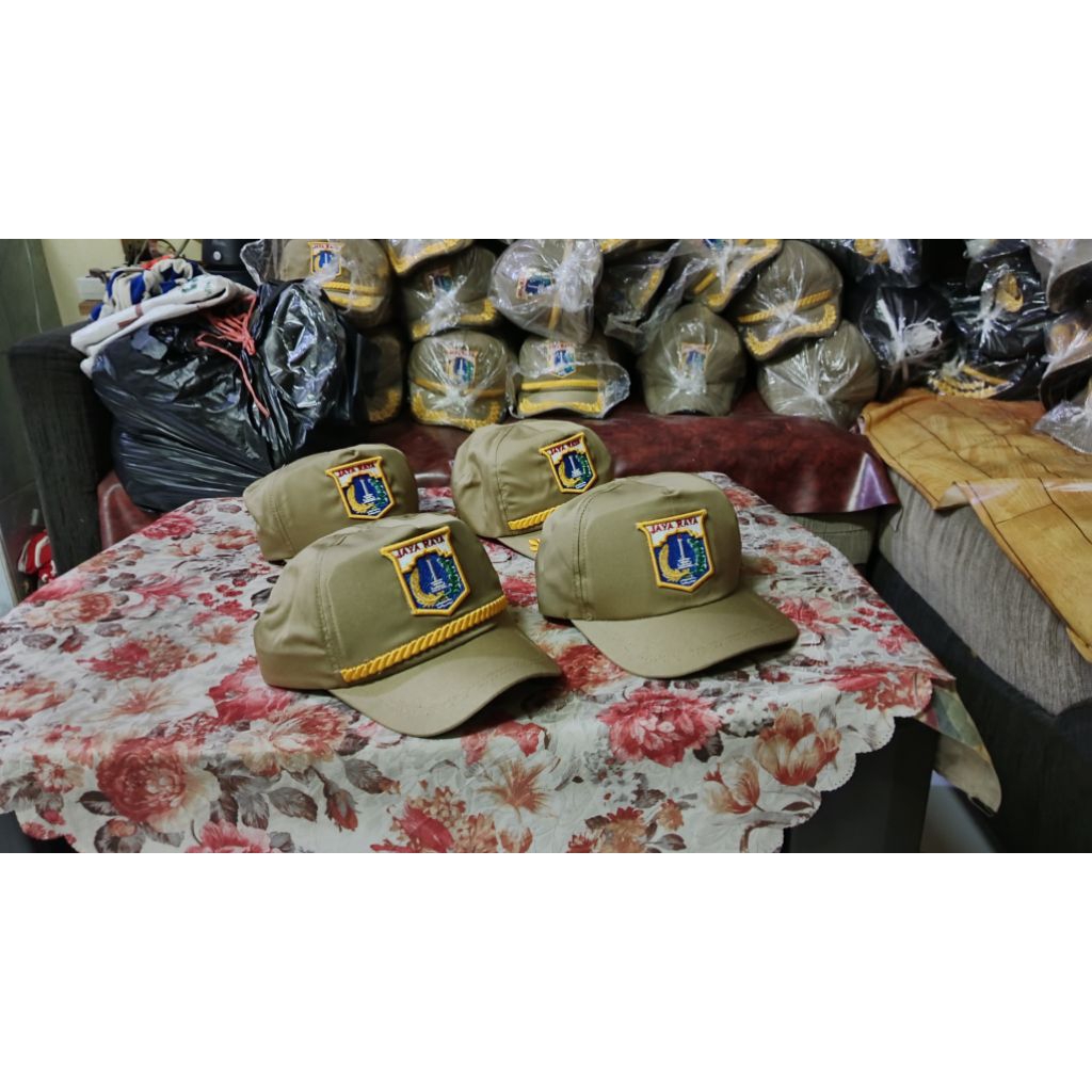 Jual TOPI PNS PEMDA JAYARAYA- TOPI PEMDA DKI JAKARTA GOL 1-4 TOPI ...