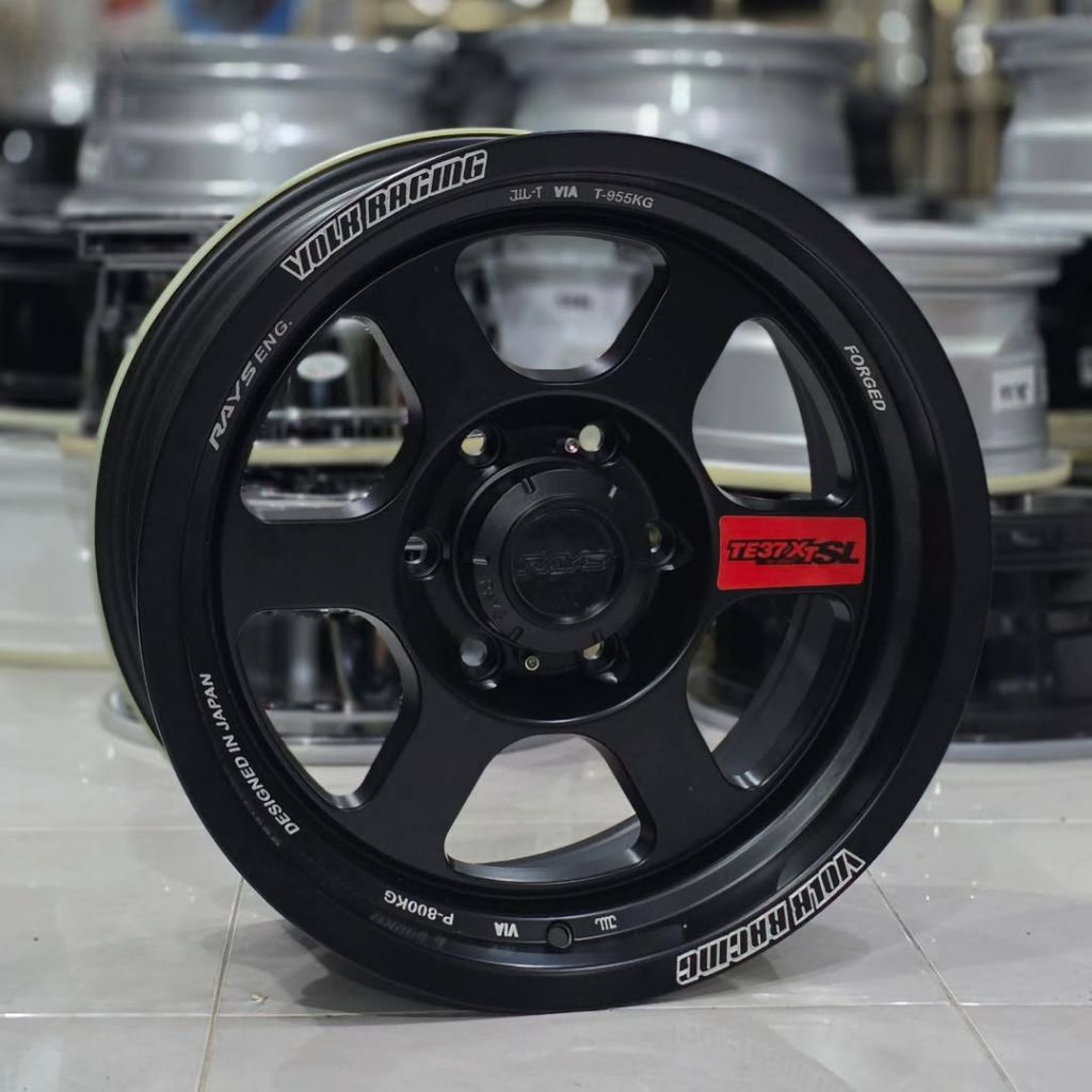 Jual velg te37 xt sl r17 pcd 6x139,7 lebar 8 velg mobil ring 17 pajero ...
