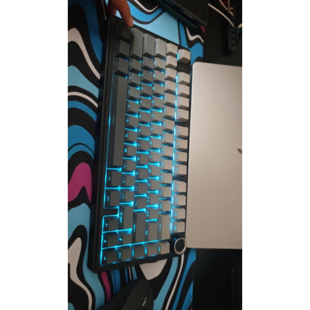 Jual Aula F75 Pro Gradient Grey Second | Shopee Indonesia