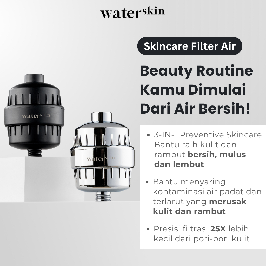 Jual Waterskin Skincare Filter Air Keran Shower Filter Air Penjernih ...