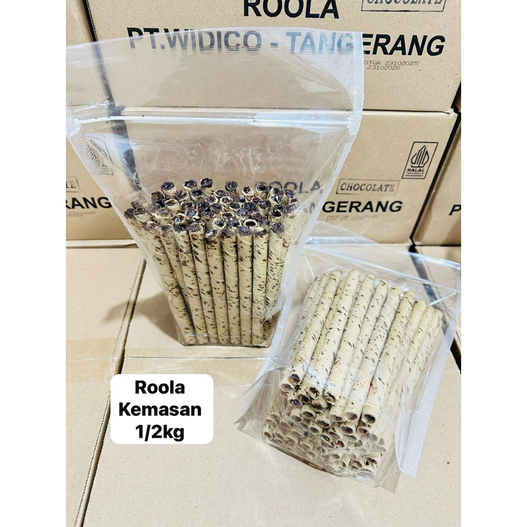 Jual Astor Roola 1/2 Kg/ Wafer Roll/ Astor Coklat Cappuccino Vanila ...