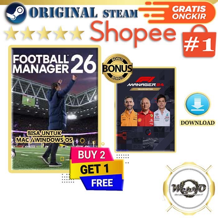 Jual Football Manager 26 Steam - Game PC Original - Support Laptop ...
