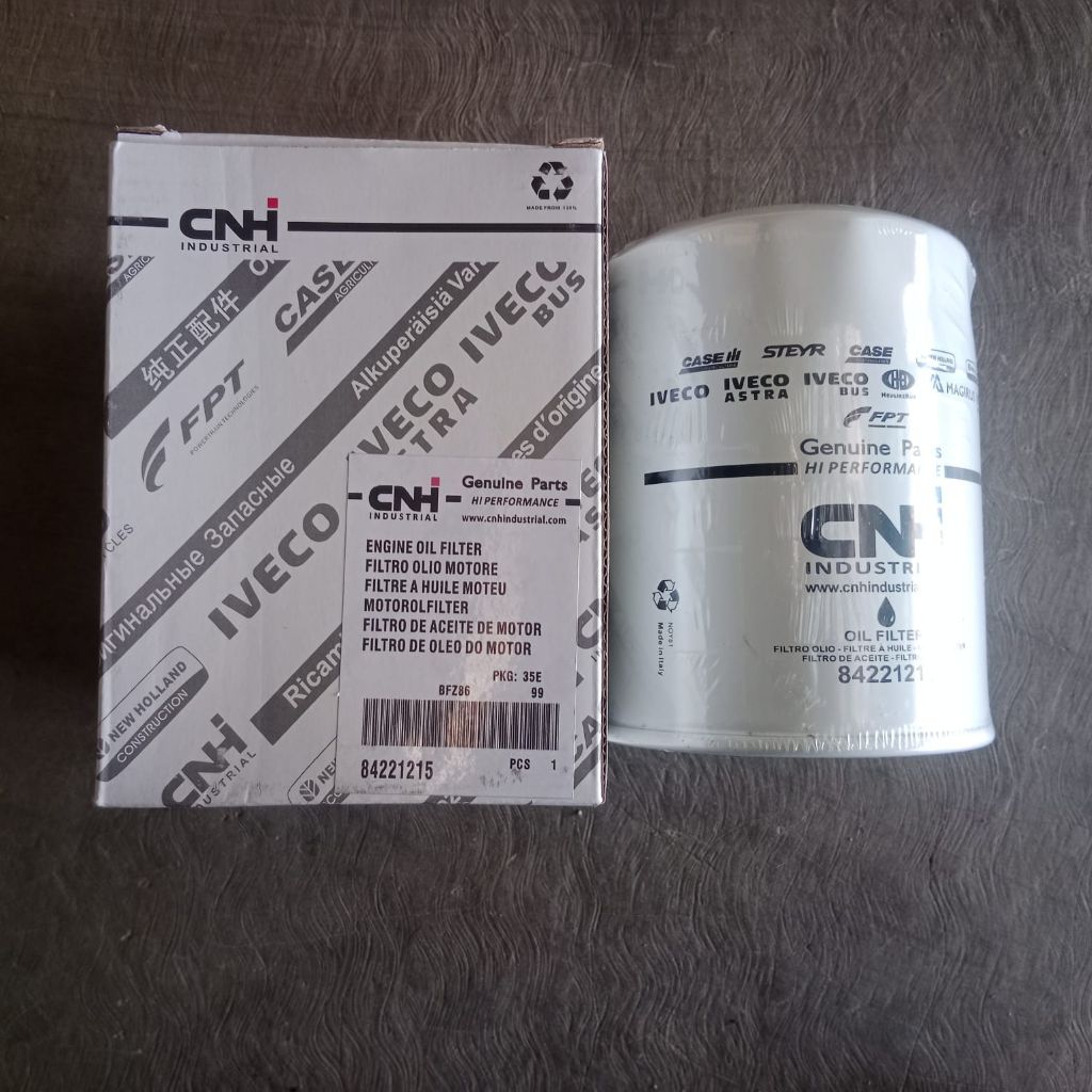 Jual CNH 84221215 FILTER OLI MESIN TT350 TT490 TD90 7610S BARU 6610 ...