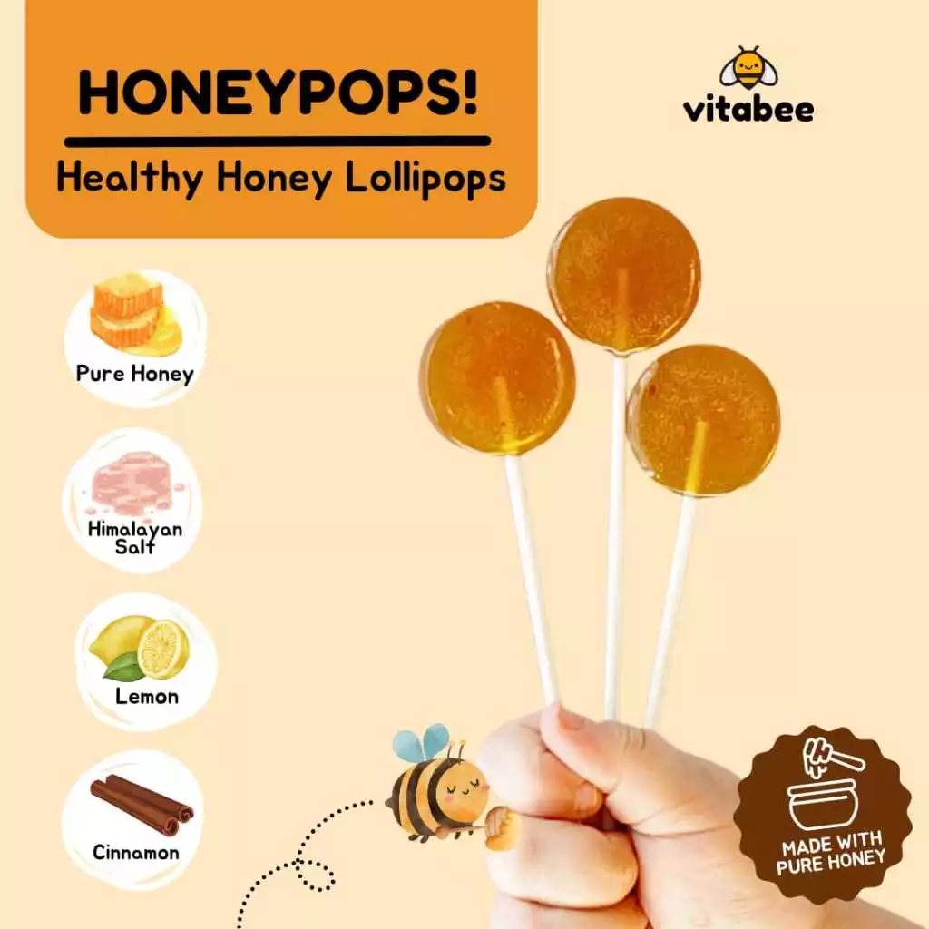 Jual Vitabee - Honeypops - Permen Madu Murni tanpa Gula - Pure Honey ...