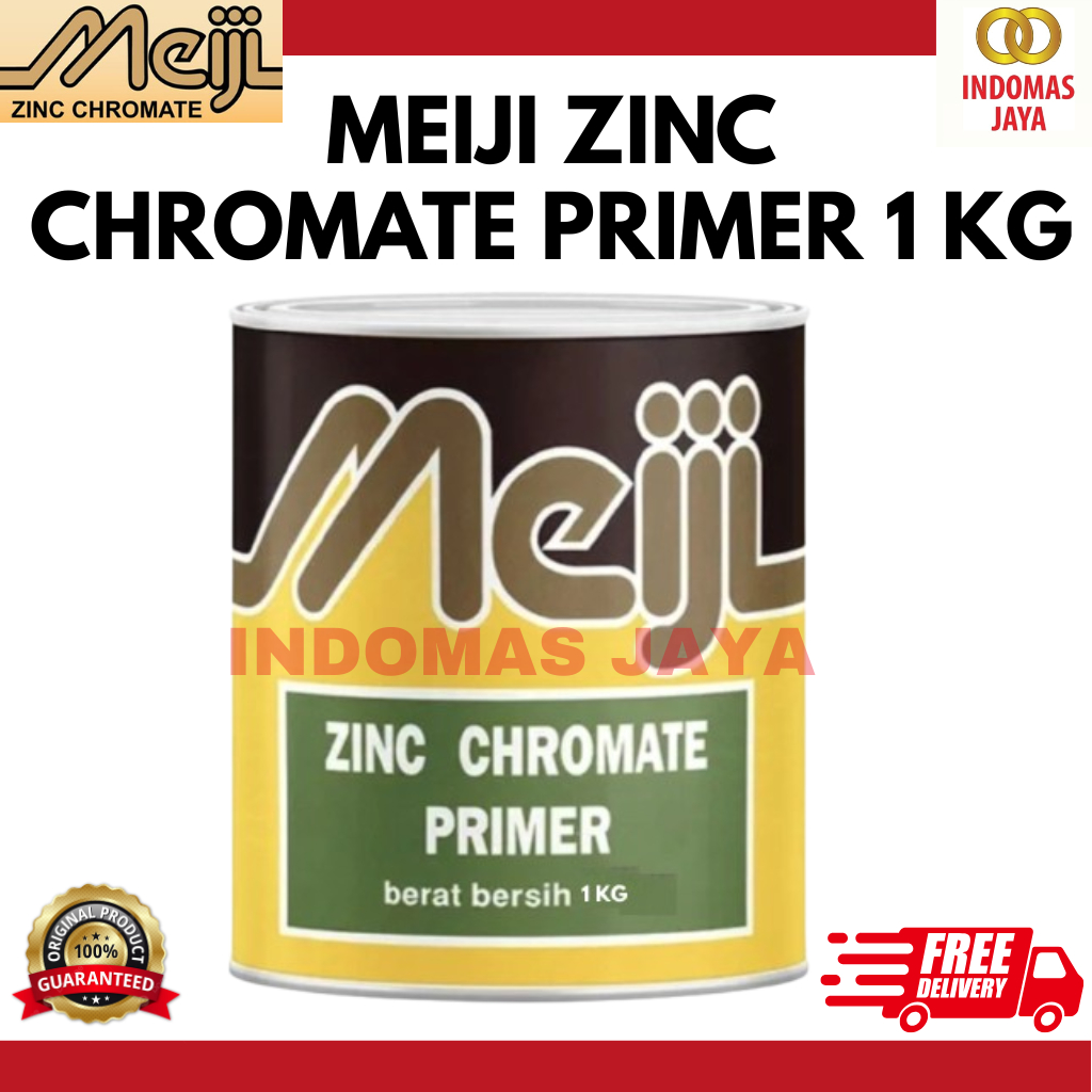 Jual Cat Dasar Meni Besi Zinc Chromate Meiji 1 kg Pilihan Warna ...