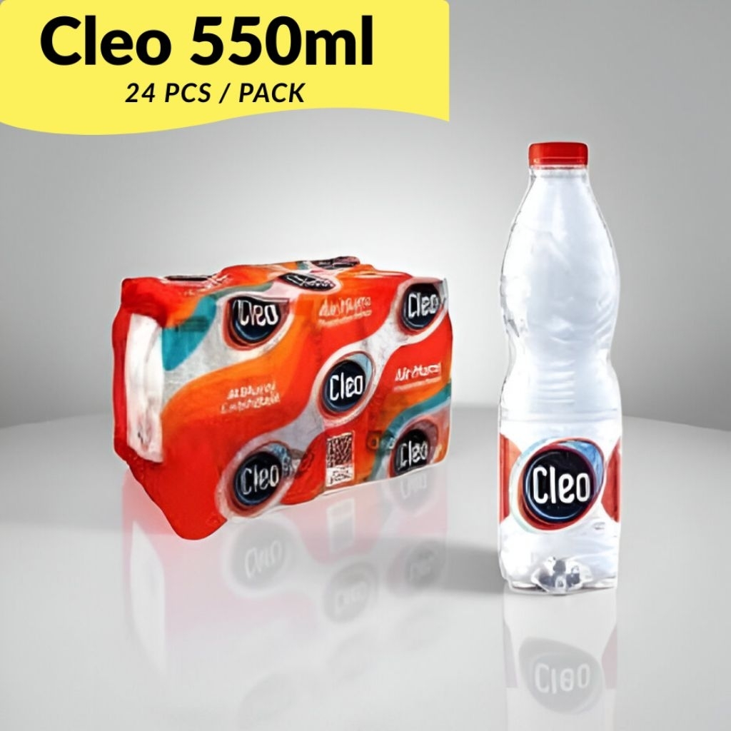 Jual Air Mineral CLEO 550ml 1 Dus | Shopee Indonesia