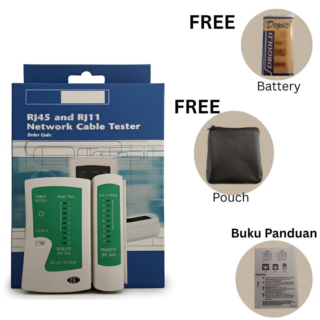 Jual LAN Tester - Alat Untuk Test Kabel Jaringan Komputer plus BATERAI ...